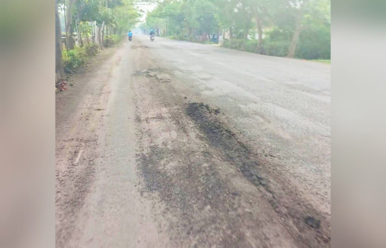 Viral, Gundukan Tinggi di Jalan Bojonegoro–Babat Picu Kecelakaan ...